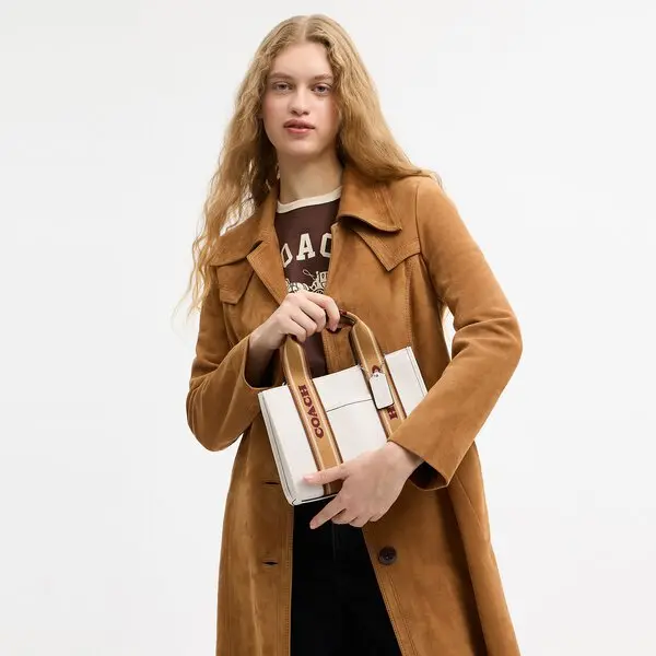 COACH OUTLET Coach Refined Pebble Leather Tote Bag