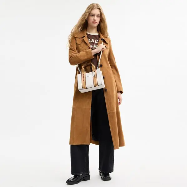 COACH OUTLET Coach Refined Pebble Leather Tote Bag