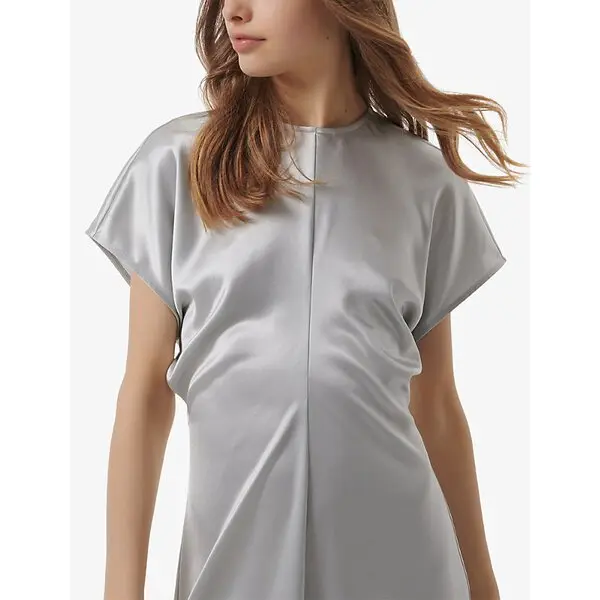 slim fit dress slacks Grey Batwing Dress – Maroske Peech main image 0