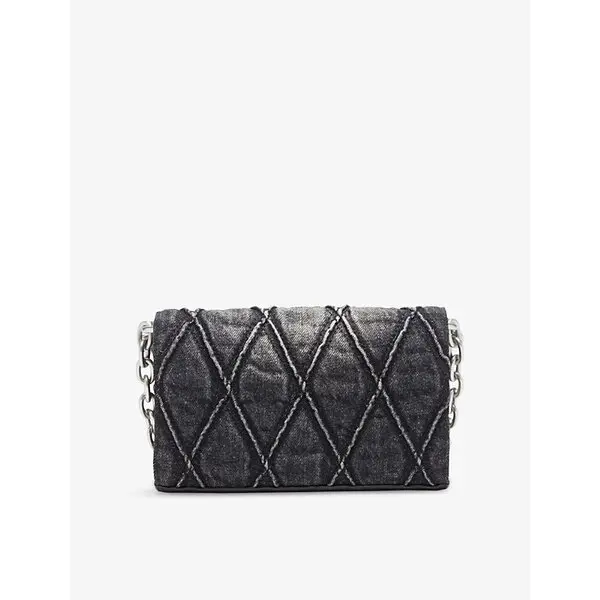 Diesel Charm D Quilted Denim Strap Wallet - T8013 | Editorialist