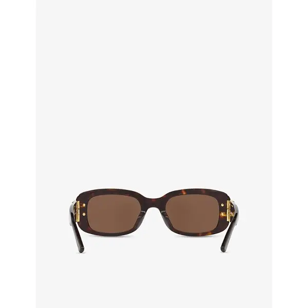 Balenciaga Bb0310sk Square-frame Tortoiseshell Sunglasses