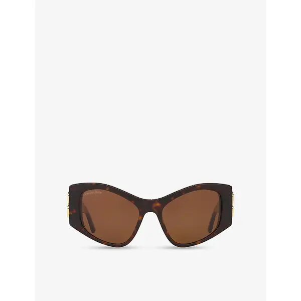Balenciaga Bb0287s Cat-eye Sunglasses - Brown