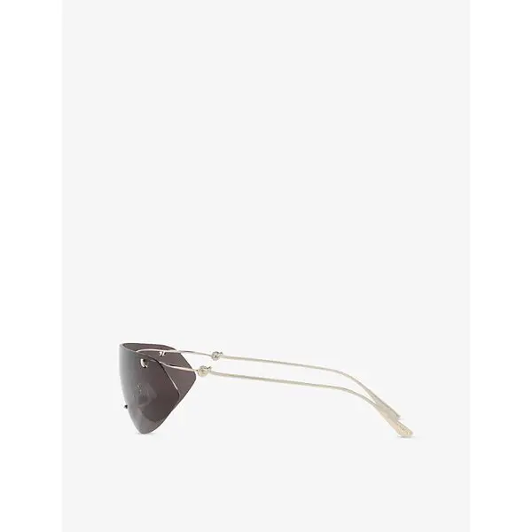 Bottega Veneta Bv1272s Rectangle-frame Sunglasses