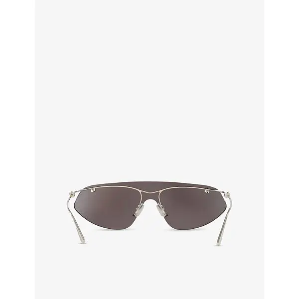 Bottega Veneta Bv1272s Rectangle-frame Sunglasses