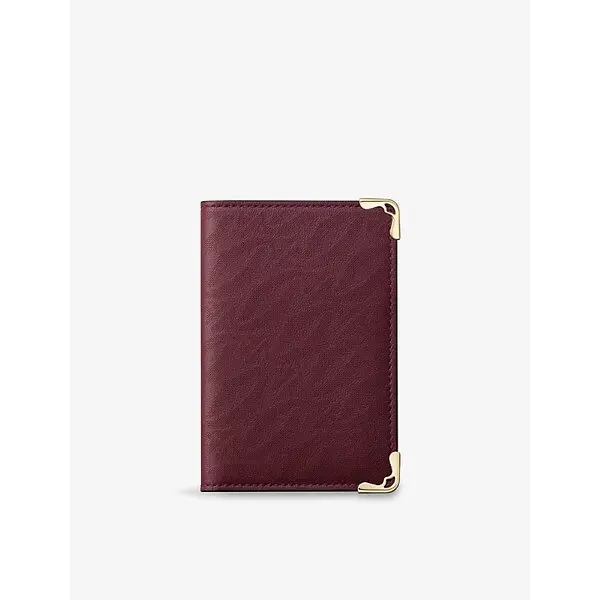 CARTIER Must De Leather Card Holder - Burgundy