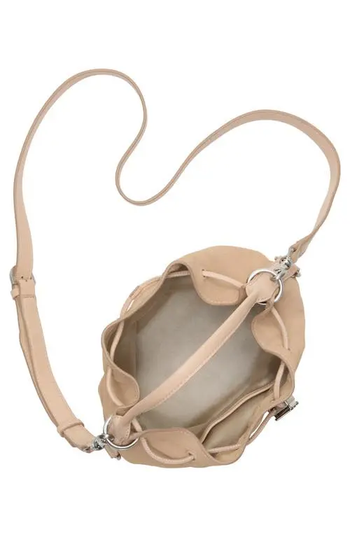 Vince Camuto Pippa Studded Leather Bucket Bag - Medium Brown