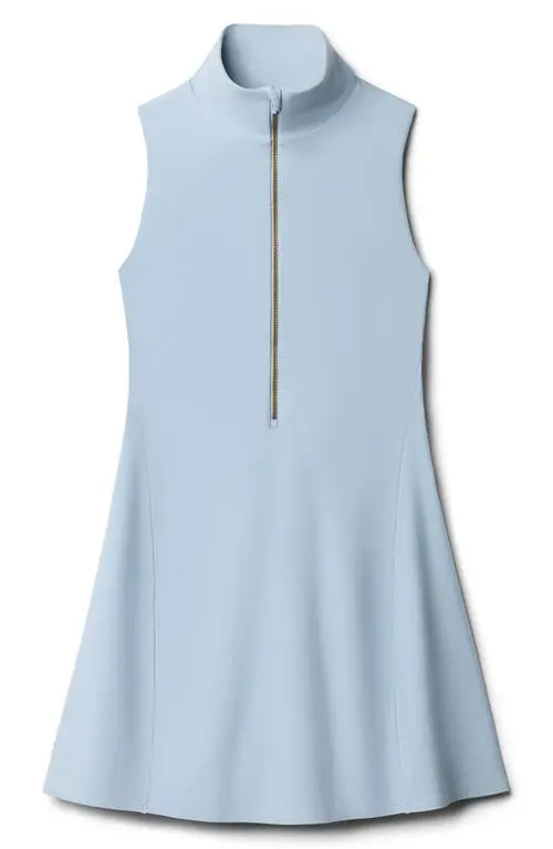 RHONE Revive Mock Neck Minidress - Blue Dawn