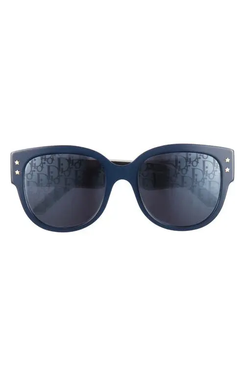 Dior Butterfly Sunglasses - Shiny Blue / Smoke Mirror