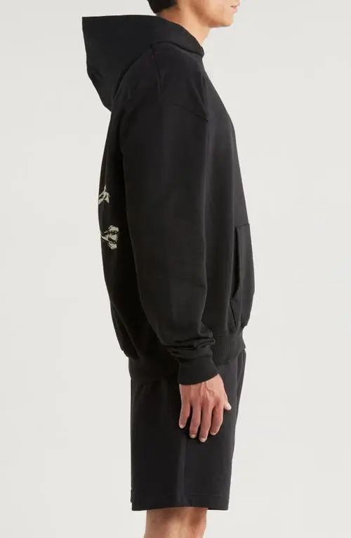 OVERNIGHT ANGELS CREW Skull Cap Oversized Organic Cotton Hoodie