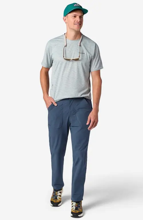 MARMOT Airexchange Solarshield Upf Crewneck T-shirt - Boulder Crack Frequency