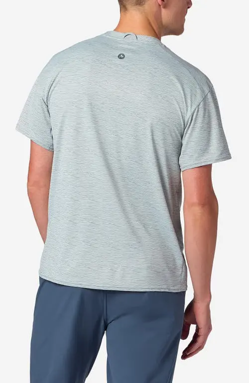 MARMOT Airexchange Solarshield Upf Crewneck T-shirt - Boulder Crack Frequency
