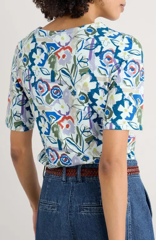 SEASALT CORNWALL Printed Organic Cotton T-shirt