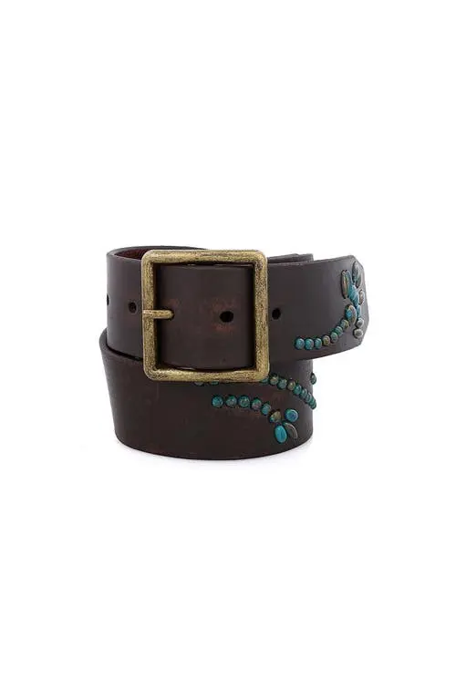 Bed Stu Hudson Leather Belt - Black