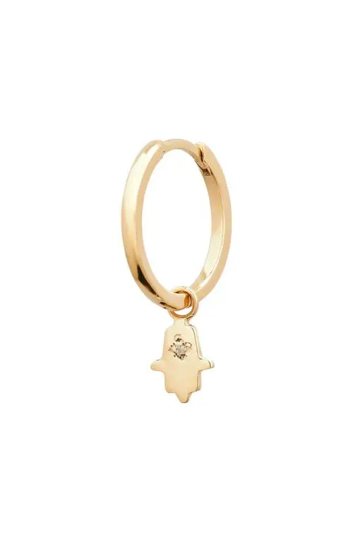 Anzie X Mel Soldera Icon Hamsa Diamond Clicker - Clear/gold