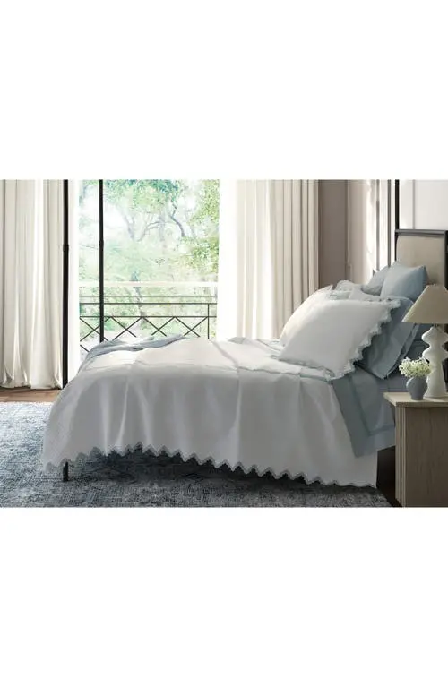 MATOUK Aziza Matelassé Coverlet - Pool