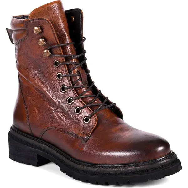 ROAN Awol Leather Boots - Cognac Hd Tml