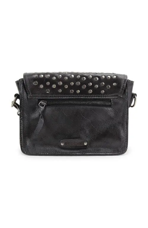 Bed Stu Studded Leather Crossbody Handbag - Black Dd