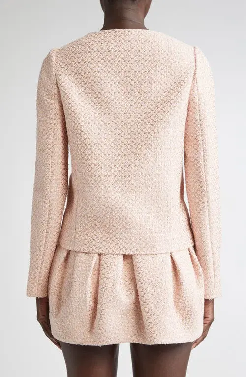 Giambattista Valli Metallic Bouclé Jacket