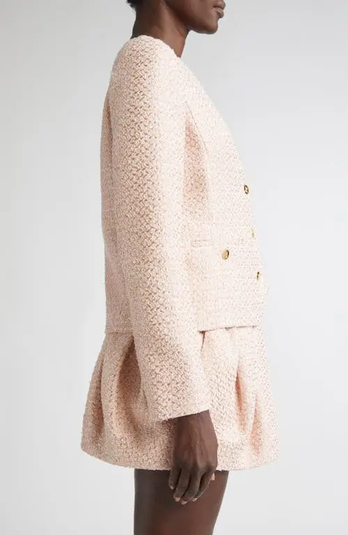 Giambattista Valli Metallic Bouclé Jacket