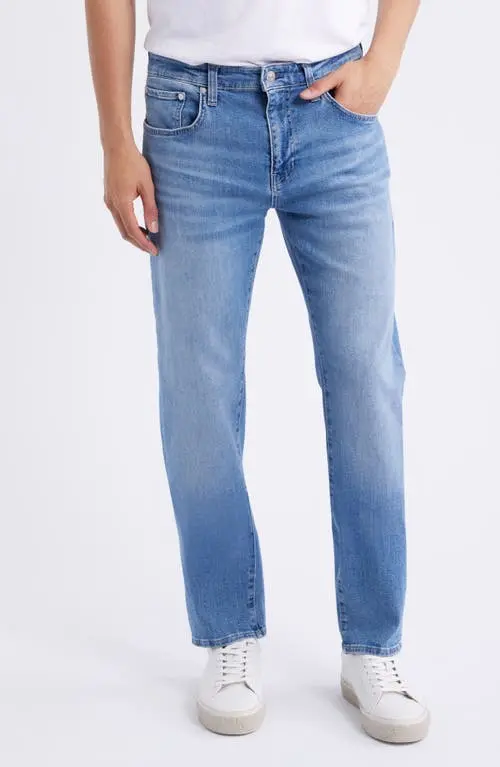 MAVI Zach Straight Leg Jeans - Mid Brushed Classic Blue