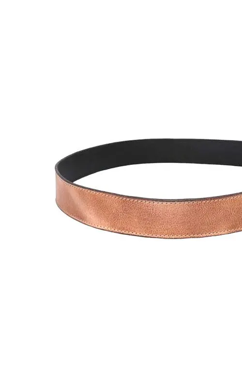 Bed Stu Meander Leather Belt - Tan Rustic