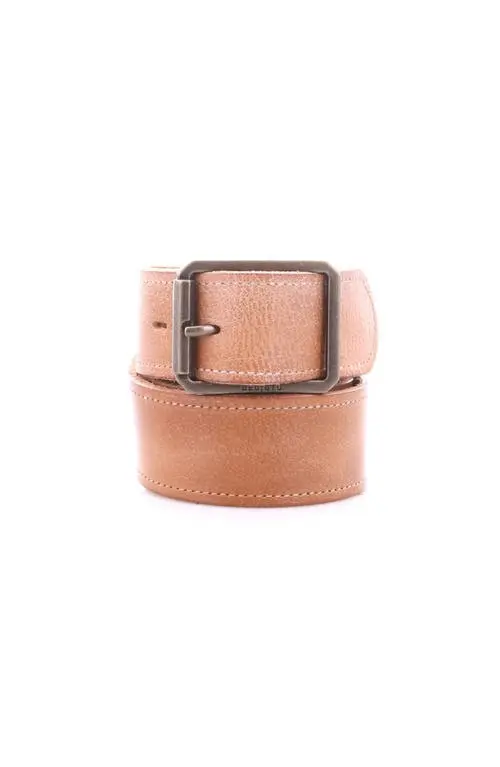 Bed Stu Meander Leather Belt - Tan Rustic