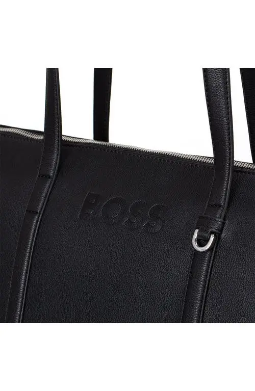 BOSS Addison Faux Leather Tote
