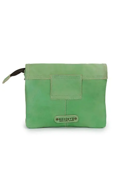 Bed Stu Ziggy Leather Crossbody Belt Bag - Pine Velvet
