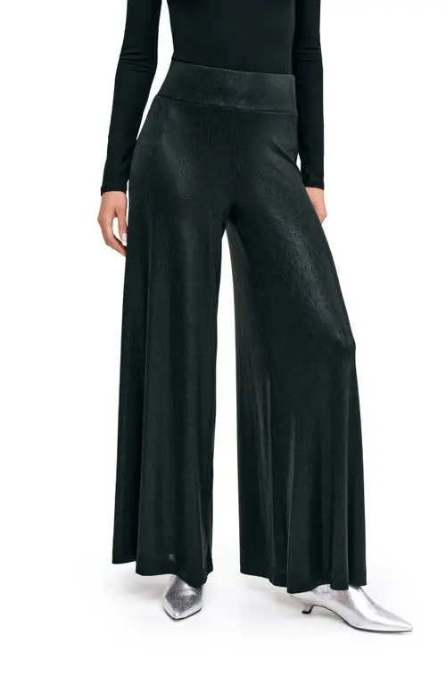 MARCELLA Georgia Metallic Wide Leg Pants