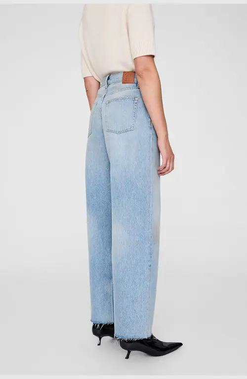 ANINE BING Manon Wide Leg Jean - Tux Blue