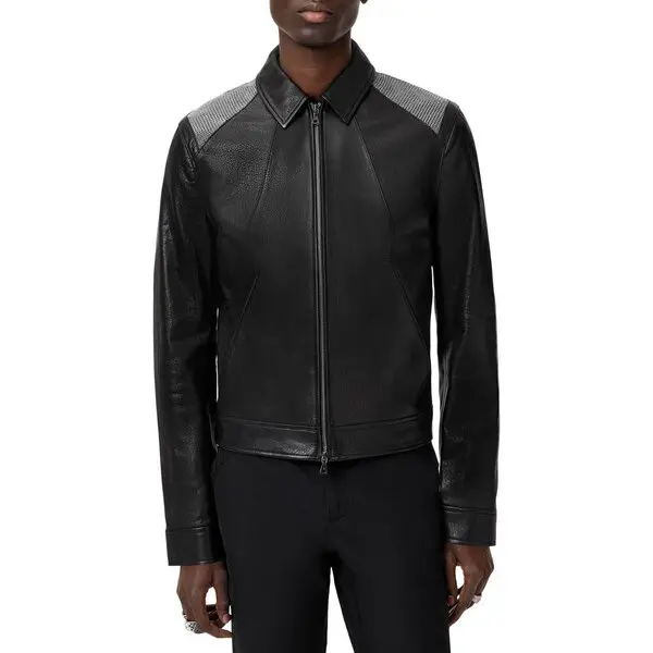 John Varvatos Hurst Leather Jacket