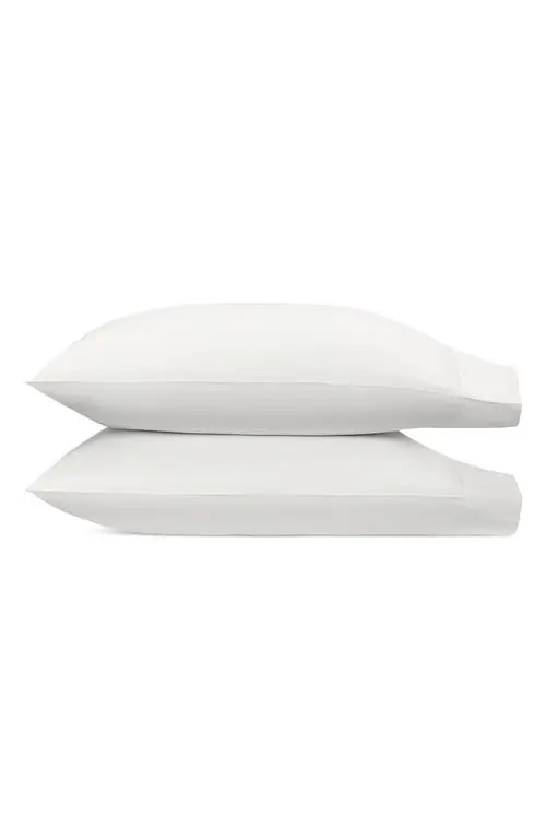 MATOUK Bergamo Hemstitch Set Of 2 Pillowcases - Bone