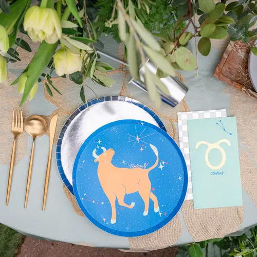 JOLLITY & CO Zodiac Themed Guest Napkins - Taurus