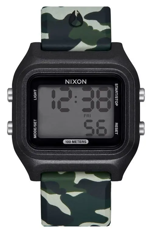 Nixon The Ripper Digital Watch - Black/camo