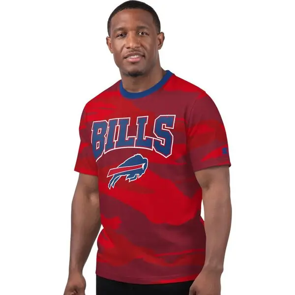 STARTER Buffalo Bills Thursday Night Gridiron T-shirt - Red