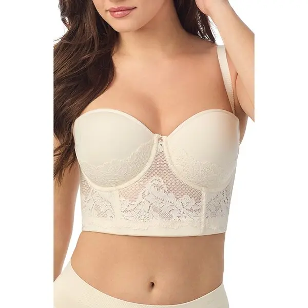 Le Mystère Lace Allure Underwire Bustier - Papyrus