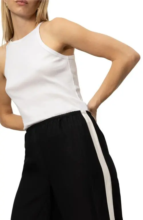 Sanctuary Linen Blend Track Pants