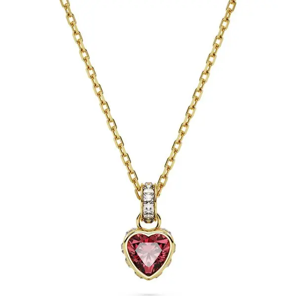 SWAROVSKI Chroma Heart Pendant Necklace - Red