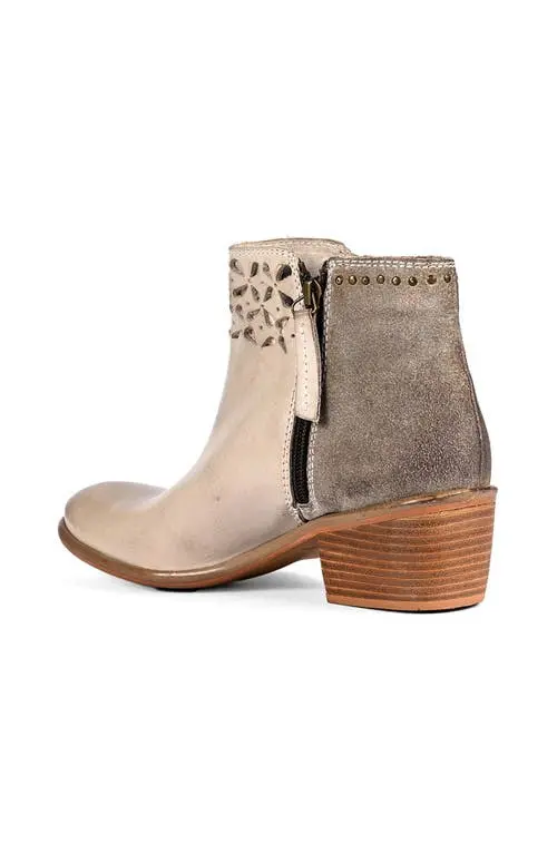 ROAN Liz Cutout Boots - Bone Md