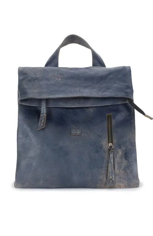 Bed Stu Leather Backpack - Cobalt Lux