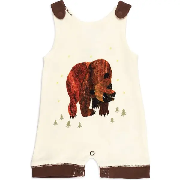 L'OVEDBABY X The Very Hungry Caterpillar™ Organic Cotton Sleeveless Romper - Brown Bear