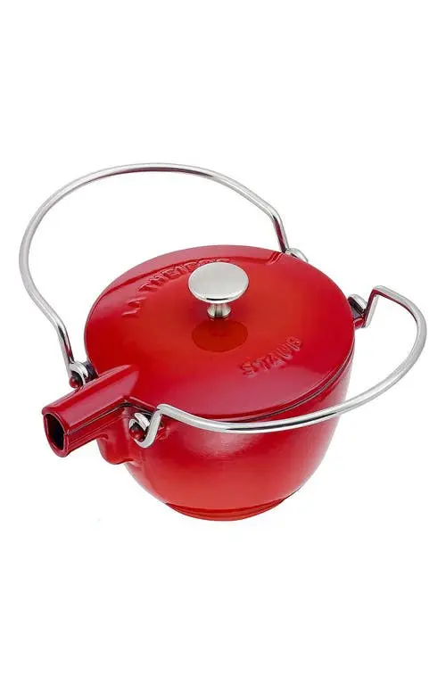 STAUB 1-quart Enameled Cast Iron Tea Kettle
