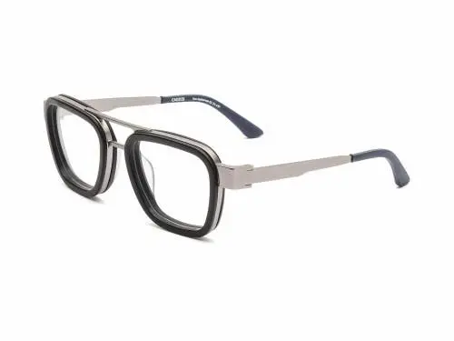 CADDIS Bandit Square Frame Reading Glasses - Matte Gunmetal - Matte Black