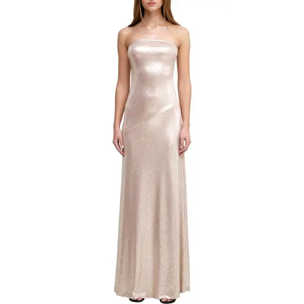 MARCELLA Ciel Strapless Gown - Stardust
