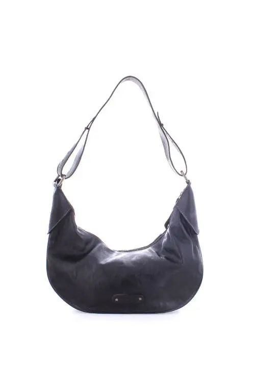 Bed Stu Saddle Shoulder Bag - Black Dd