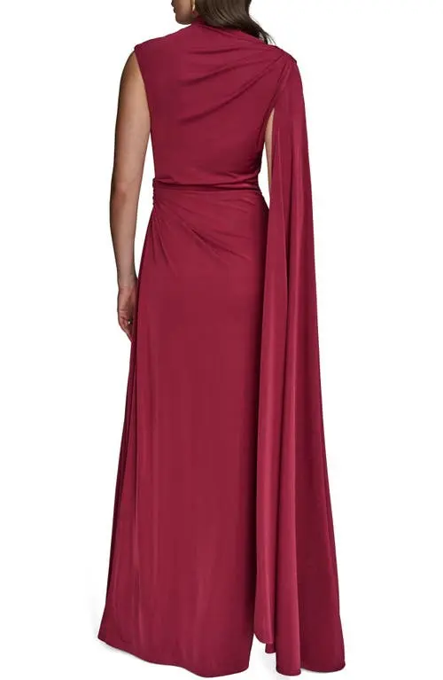 Donna Karan New York Ruched Drape Gown