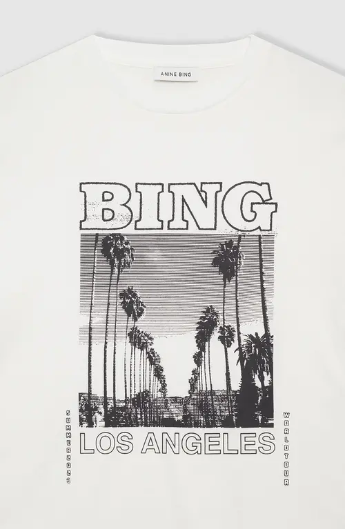 ANINE BING Louis Tee Bing Tour - Ivory