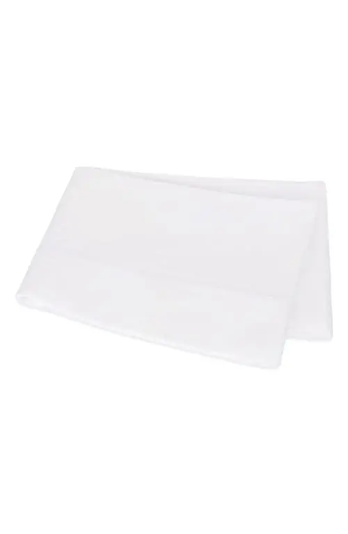 MATOUK Bergamo Hemstitch Flat Sheet - White