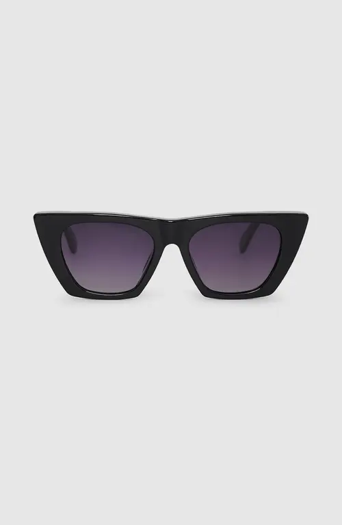 ANINE BING Square Frame Sunglasses - Black