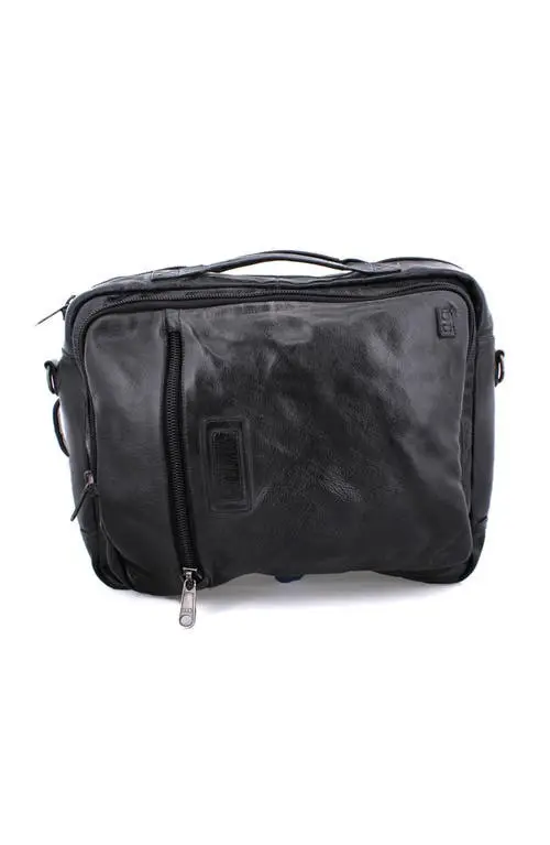 Bed Stu Leather Convertible Bag - Black Dd